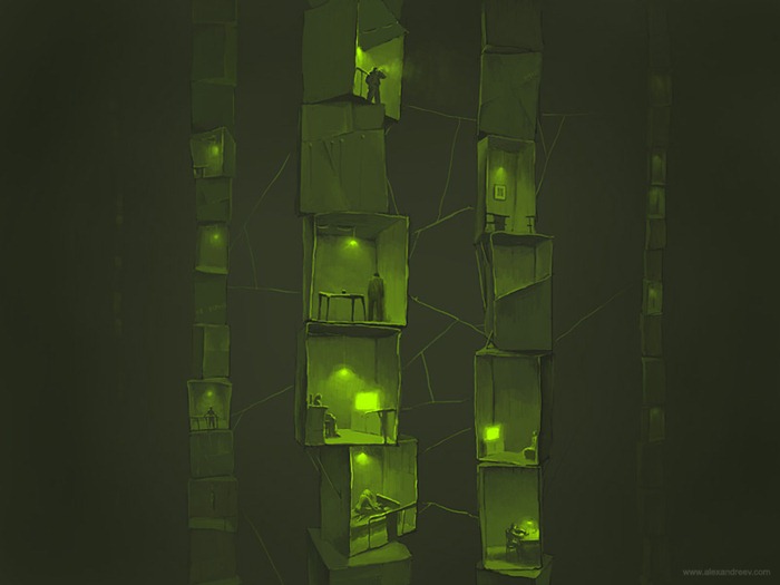 Alex Andreyev’s Surrealistic Paintings | Amusing Planet